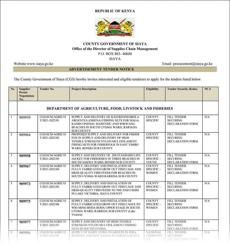e-Procurement in Kenya - Get started with an IFMIS Number - Scale Blog
