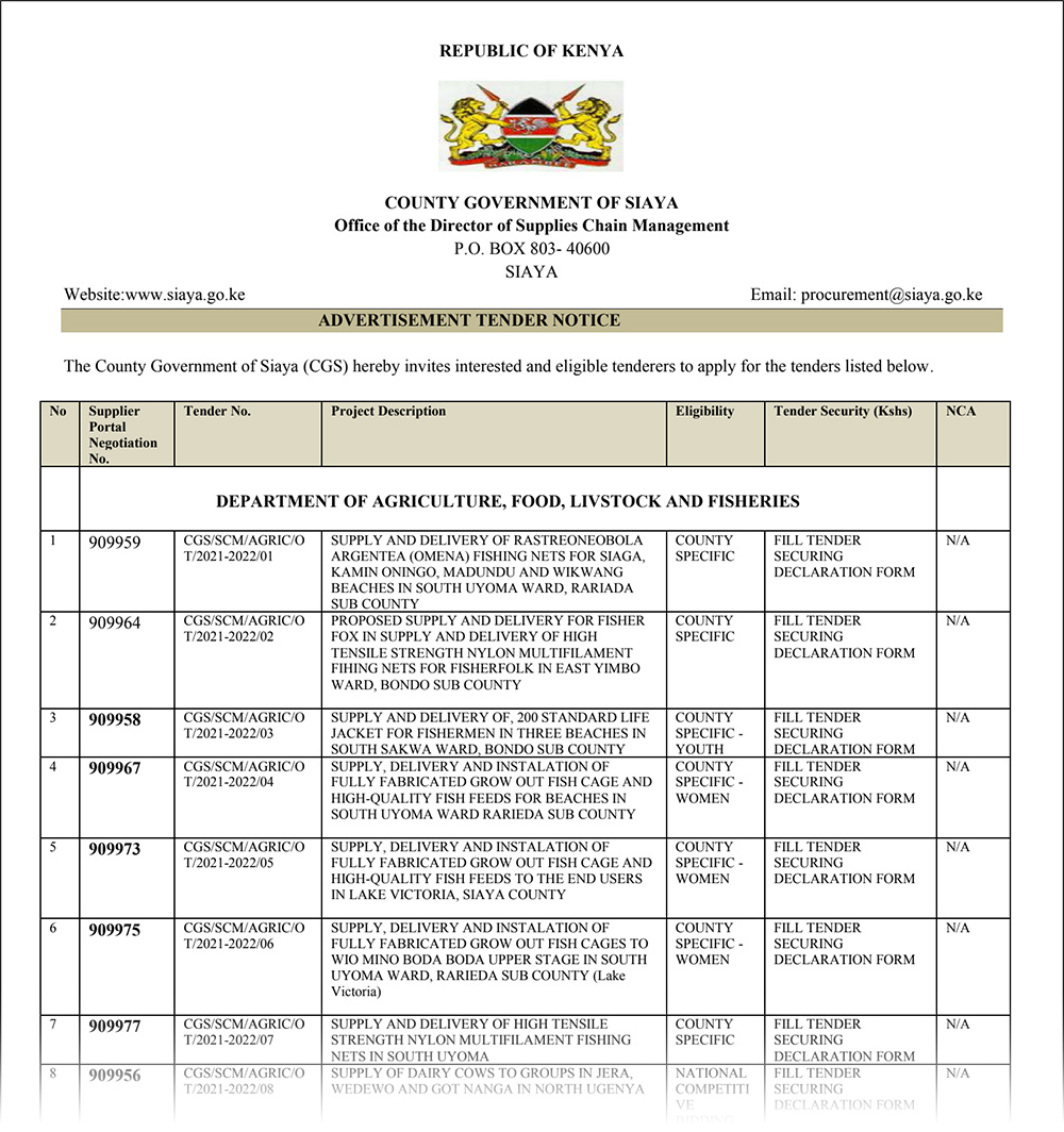e-Procurement in Kenya - Get started with an IFMIS Number - Scale Blog